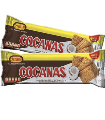 Pozuelo Cocanas cookies coconut (Pack de 6) | eBay