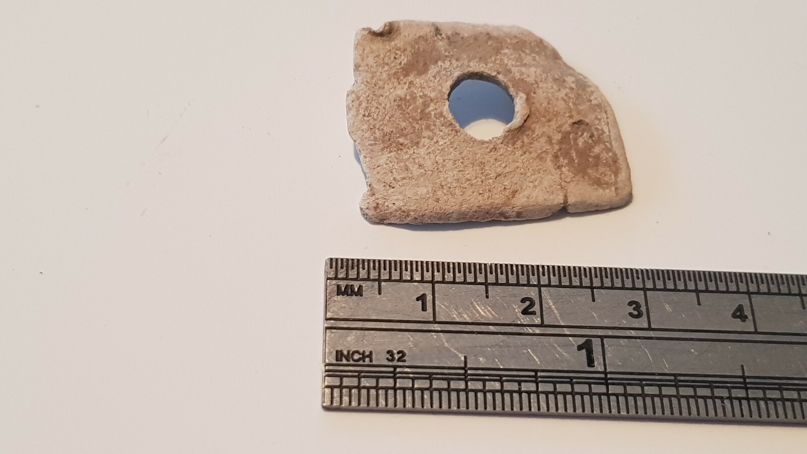 Superb very rare Roman lead pot mend Please read description. L116g ...