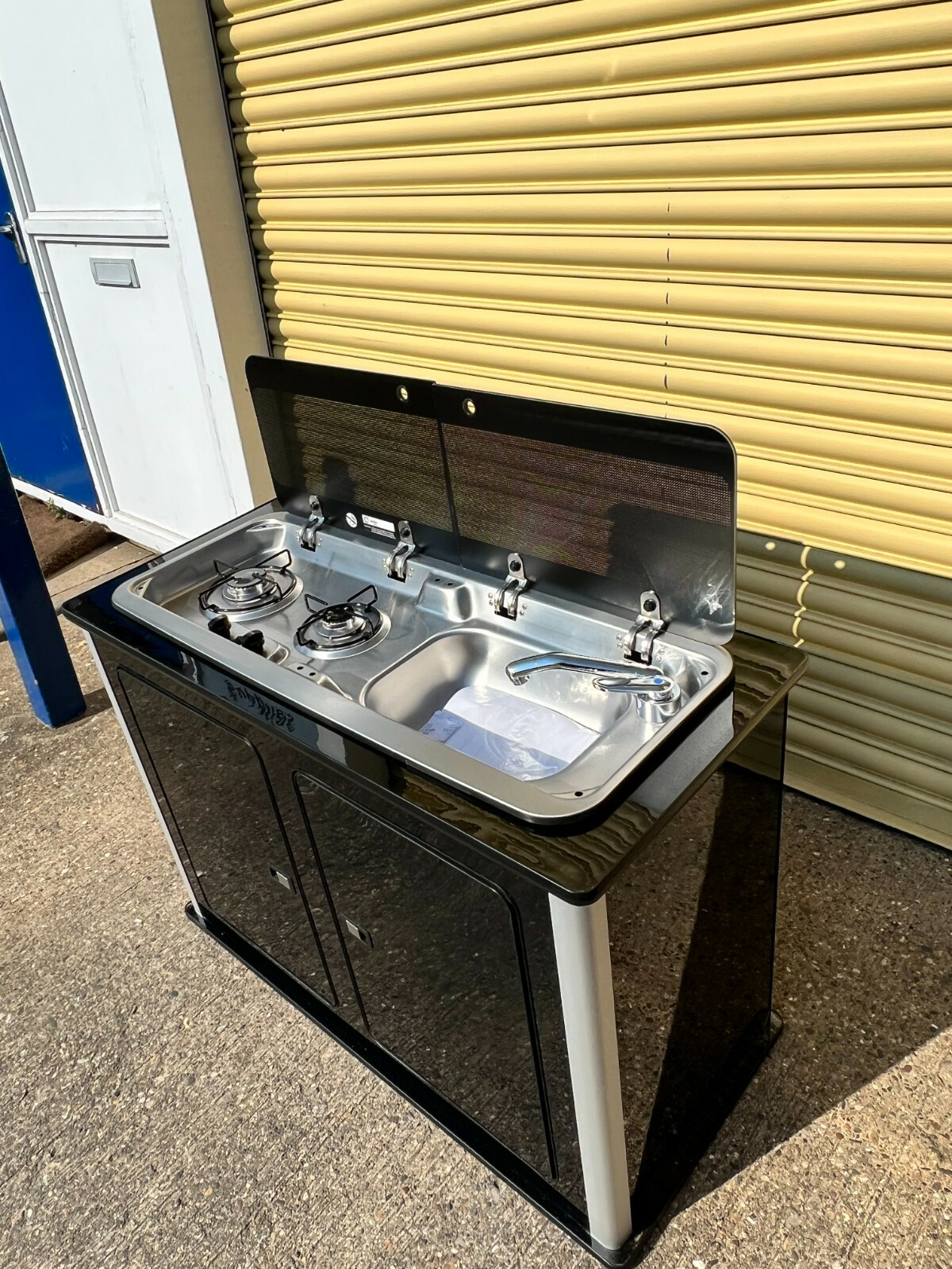 VW T5 T6 Kitchen Camper van Black Gloss Smev Lavanda 9222 9722 Pod Unit ...