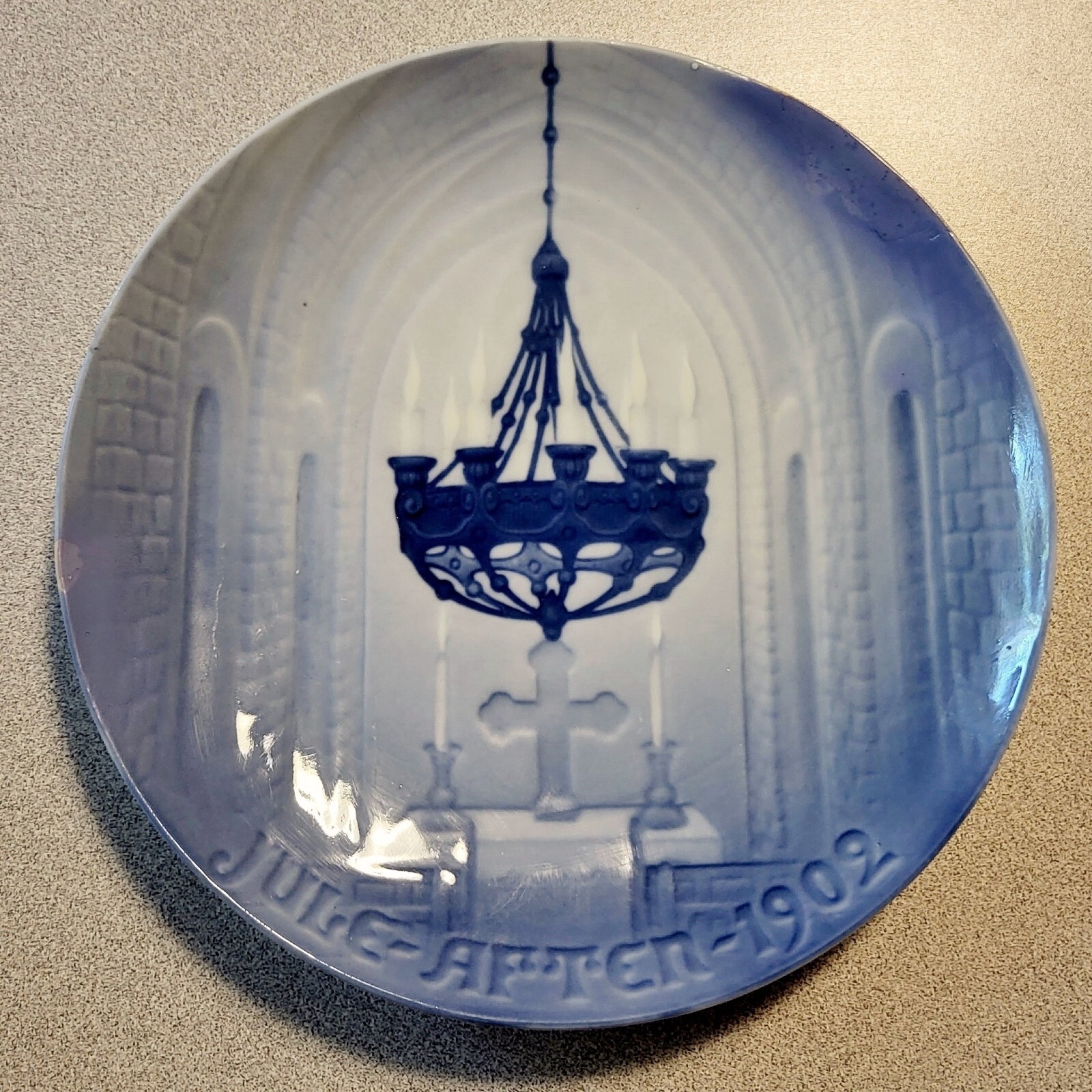 Bing & Grondahl 1902 Gothic Church Collector Plate Jule Aften | eBay