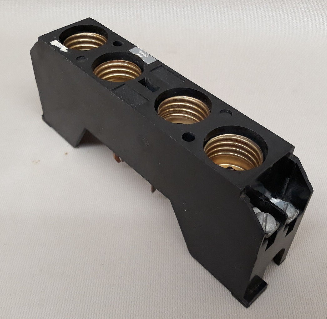 FEDERAL PACIFIC FPE 301P4 Fuse Block Holder 60 Amp 4 Fuse 125-250 VAC ...