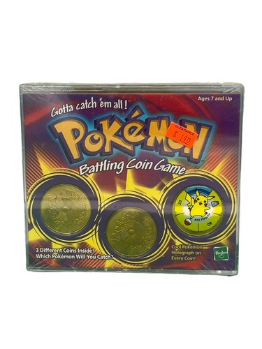 1999 Hasbro Pokemon Battling Coin Game 3 Coins Weedle, Nidorino ...
