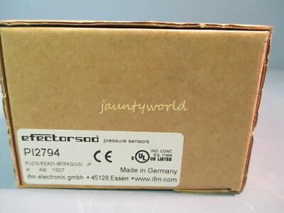 IFM EFECTOR PRESSURE SENSOR PI2794 NEW | eBay