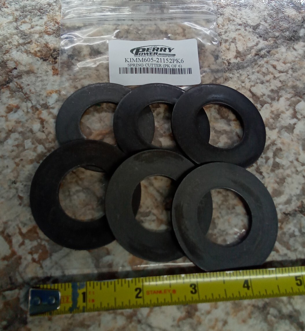 6 New OEM Kioti MM605-21152 Mower Deck Blade Spring Washer for SM2410 ...