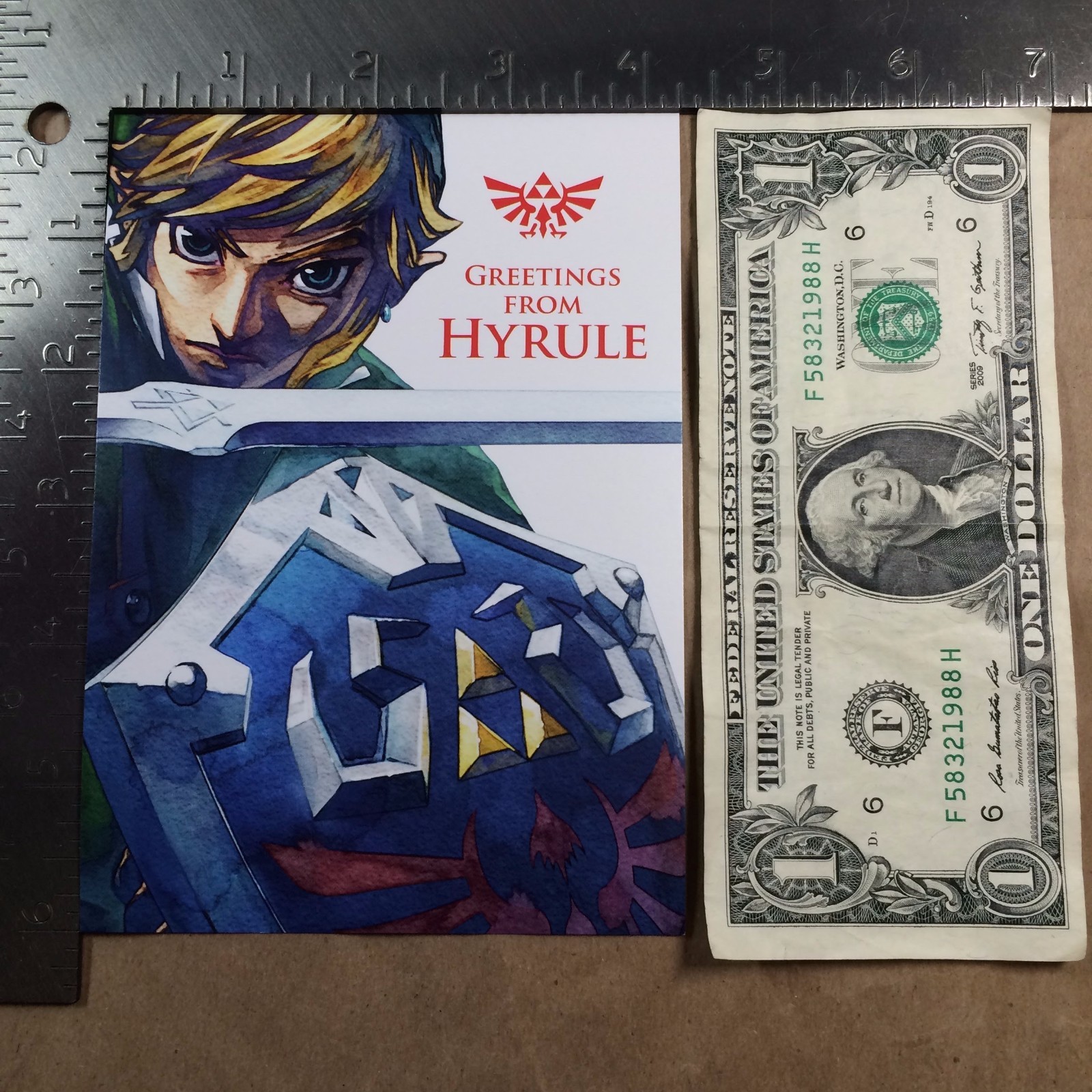 Legend of Zelda Link Greetings from Hyrule Postcard 2016 NYCC Historia ...