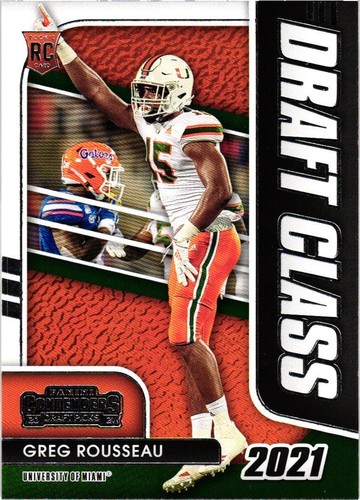 2021 Panini Contenders Draft Picks #34 Greg Rousseau Draft Class | eBay