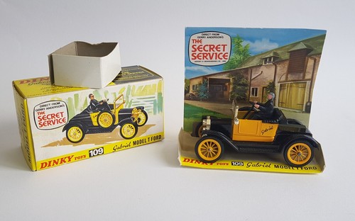 Secret Service Dinky Jouets N0. 109, Gabriel Modèle T Ford Très N Mint ...