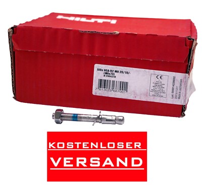 Hilti 100 St. BOLZENANKER HSA-R2 SS Segmentanker HSA-R2 M8x70 20/10 ...