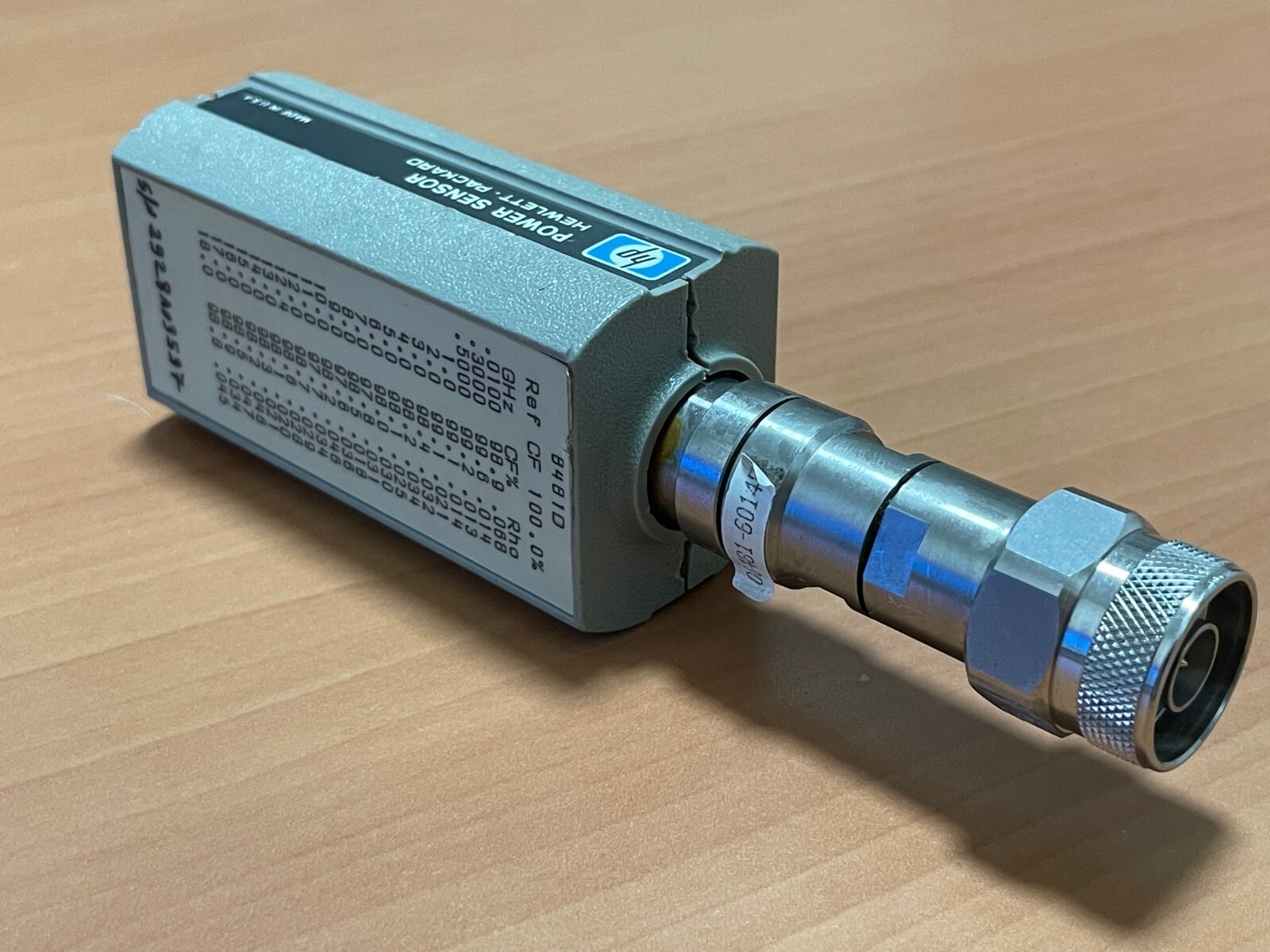 Agilent HP 8481D Power Sensor 10MHz 18GHz 100pW 10uW -70dBm to -20dBm ...