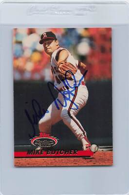 1993 Stadium Club #407 Mike Butcher Angels Signed Auto *G5646 | eBay