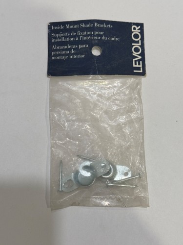 Levolor blinds - inside mount hade brackets - 2 pieces with nails New ...