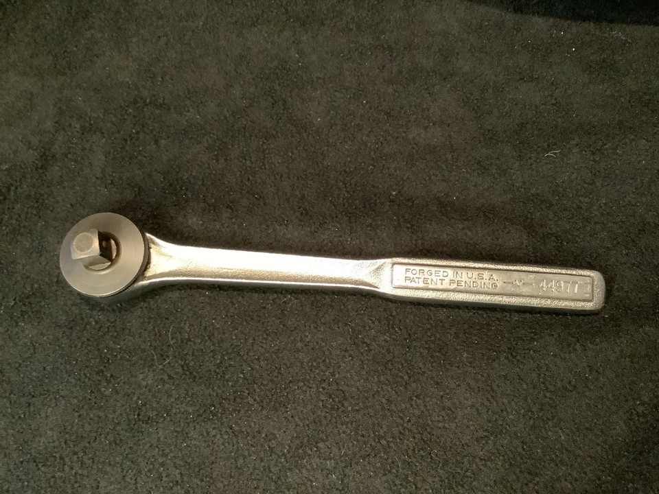 Vintage Craftsman -V- 1/2" Drive Round Head Ratchet Fine Tooth Thumb ...