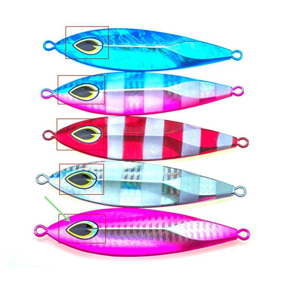 70/72 Pcs 2D Holographic Flat Fishing Lure Eyes Tape Stickers For Fly ...