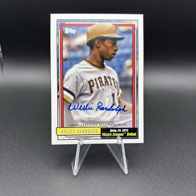 2022 Topps Archives 1992 Topps MLB Debut Auto Willie Randolph #72DB-WR Auto | eBay