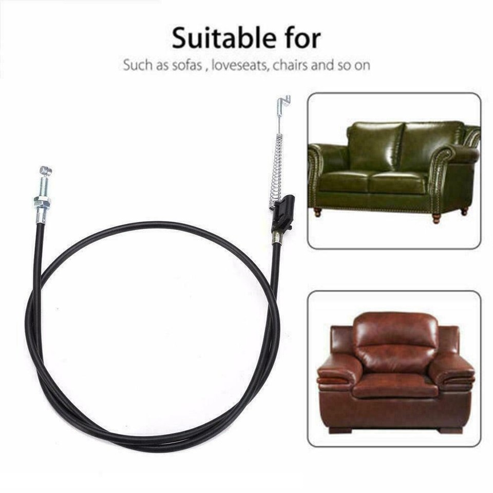 .90mm Recliner Handle Replacement Pull Release Cable Lounge Couch USS ...