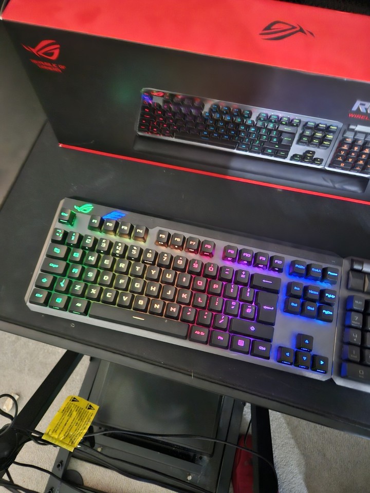 ASUS ROG Claymore II Mechanical Gaming Keyboard RGB, PBT Keycaps, Wired ...