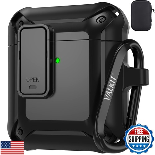 Valkit for Airpods Case Cover for Men with Lock, Military Armor Series ...
