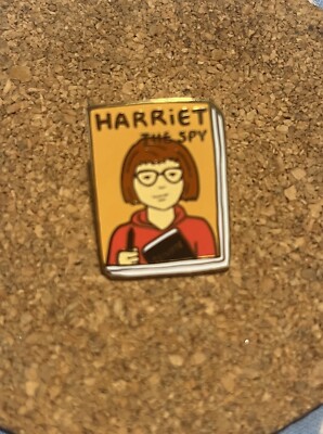 Harriet The Spy Enamel Pin, Ideal Bookshelf, Designed By Jane Mount | eBay