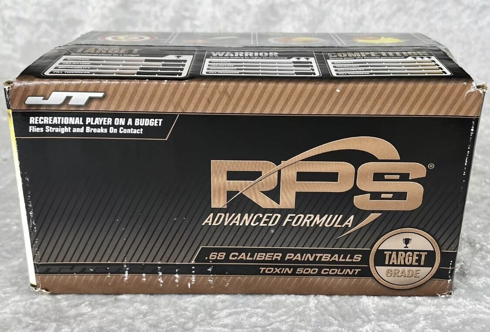 RPS Advanced Formula .68 Caliber Paintballs Target Grade 500 Cnt Grn w ...