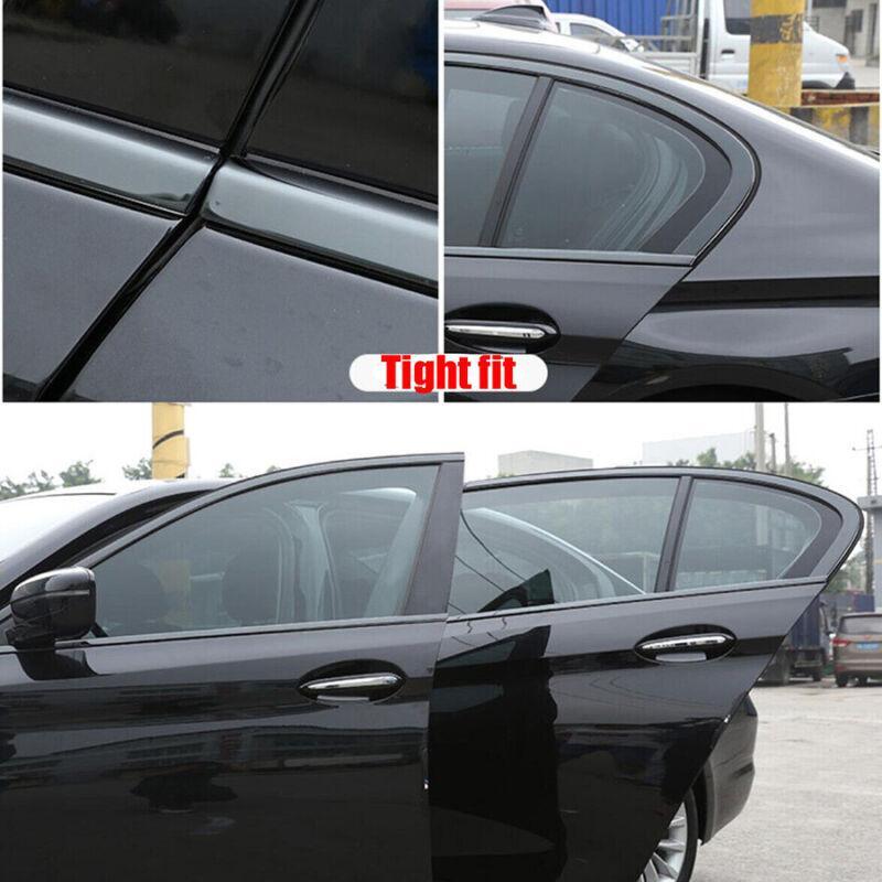For BMW 5 Series G30 18-21 Black Steel Car Window Sill Molding Strip ...