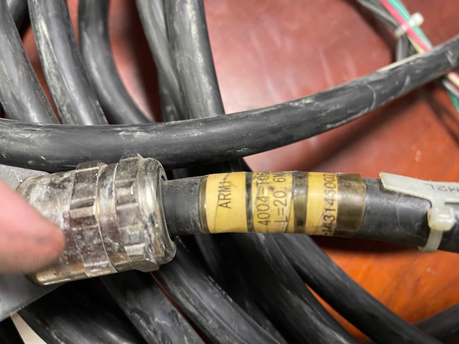 FANUC ROBOT 7th AXIS CABLE PACKAGE SET / CABLE ARP1 & CABLE ARM1 FROM ...