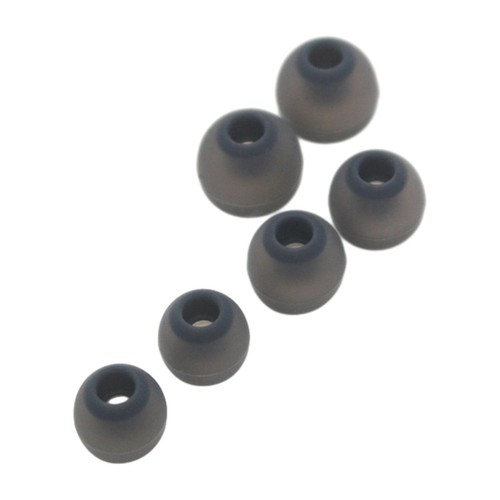 6x Earbud Tips Silicone Small Medium Large in Ear Earphones Earbuds Ear ...