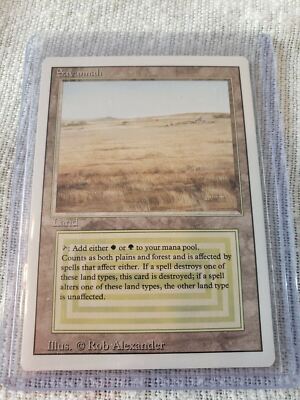 Magic the Gathering MTG - Savannah - Revised Edition gradeable not ...