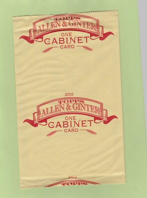 2012 Topps Allen & Ginter Cabinet Baseball Box Topper Oversized Pack | eBay
