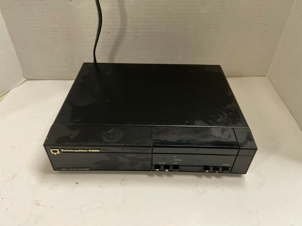 TeleCaption 4000 Closed Caption Decoder Model No. NCI 4000 | eBay