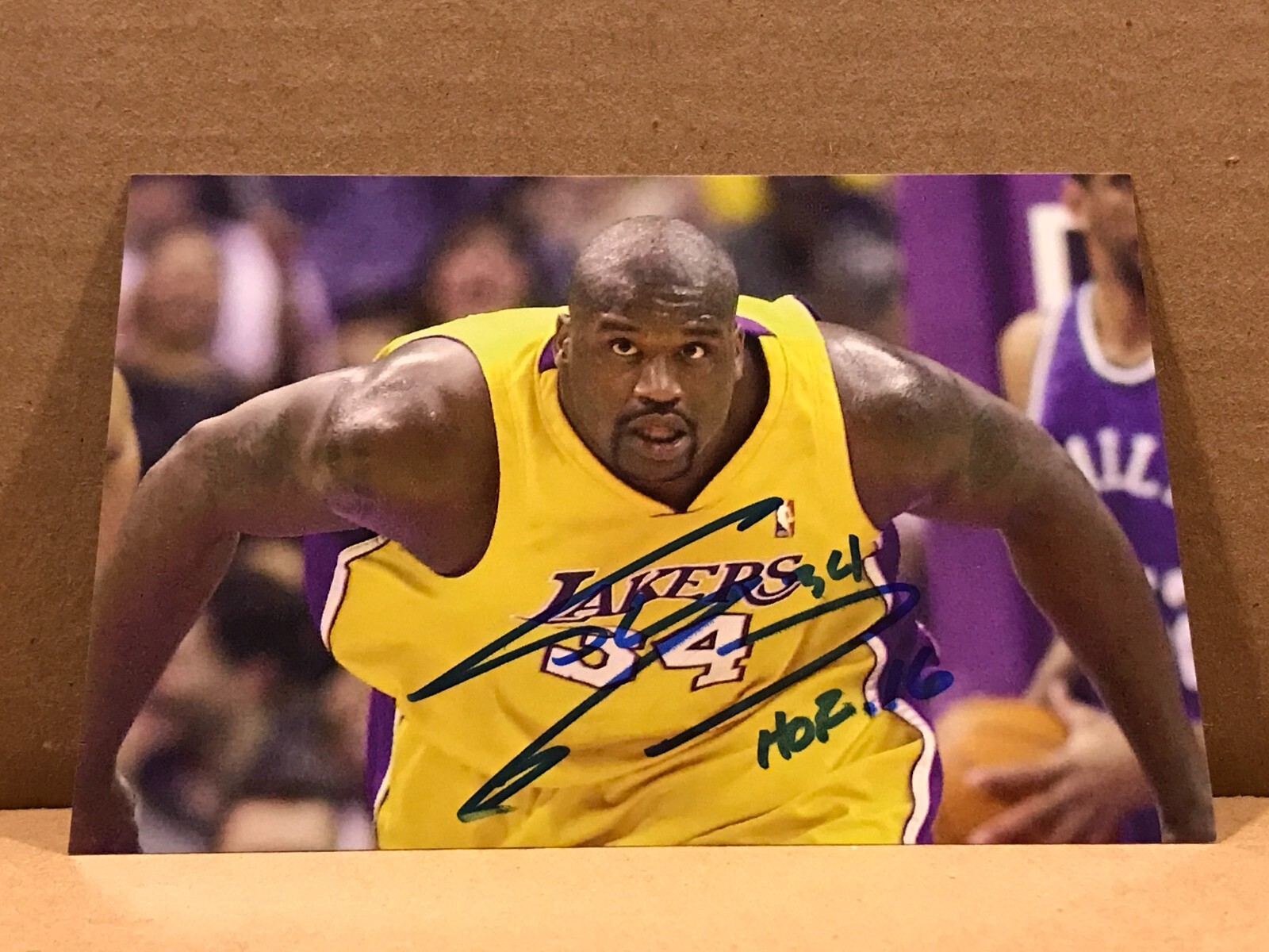 SHAQUILLE O'NEAL Authentic Hand Signed Autograph 4x6 Photo LOS ANGELES ...