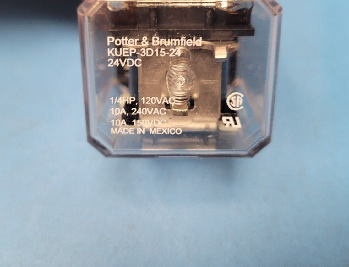 Potter & Brumfield Kuep-3d15-24 Relay 24vdc 10a for sale online | eBay