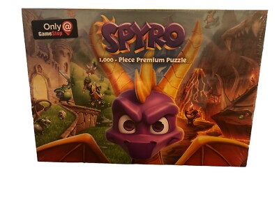 New Spyro 1000 Piece Puzzle Gamestop Exclusive Sealed! USAopoly ...