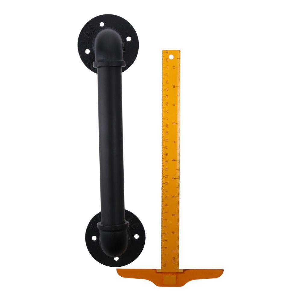 2Pcs Antique Rustic Cast Iron Door Handle Stainless Steel Rolling Door ...