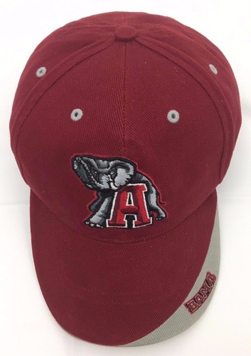 University of Alabama Red Baseball Cap Embroidered Elephant Behind A ...
