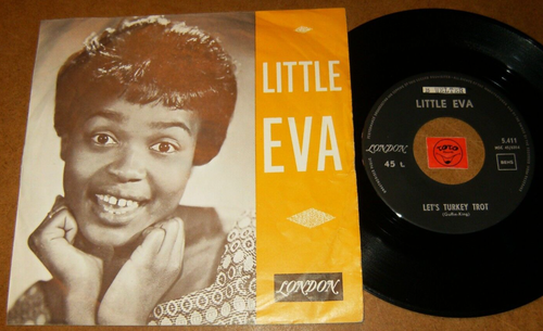 LITTLE EVA - LET'S TURKEY TROT - OLD SMOKEY LOCOMOTION - 45 PS BELGIUM ...