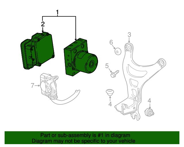 NEW ACDelco ABS Anti-Lock Brake Modulator Valve 84663661 Buick LaCrosse ...