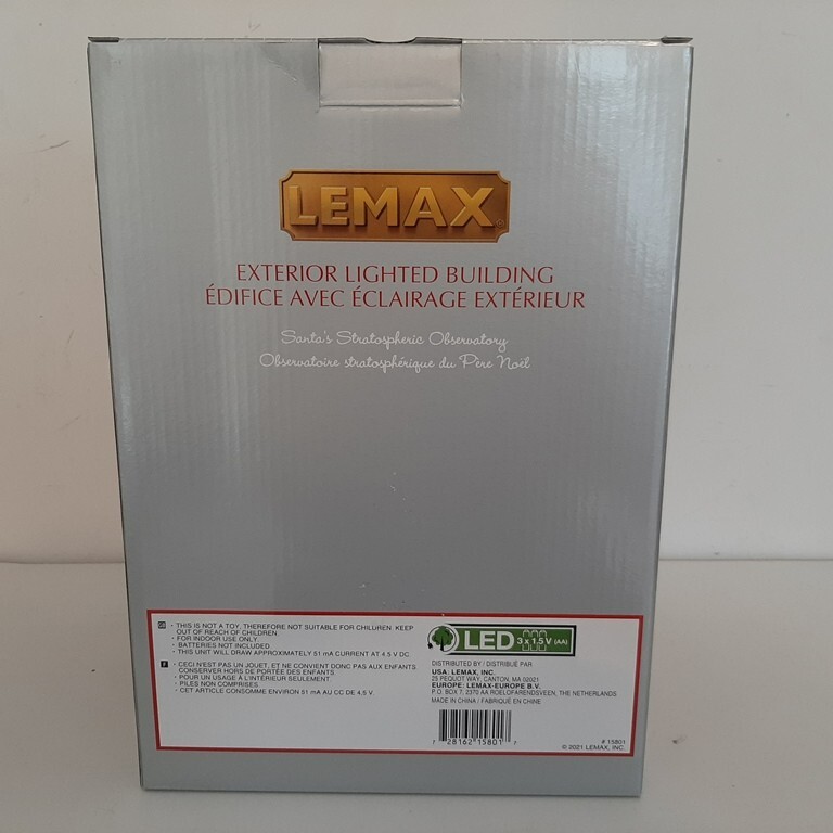 LEMAX Santa's Stratospheric Observatory Battery Operated (4.5V) #15801 ...