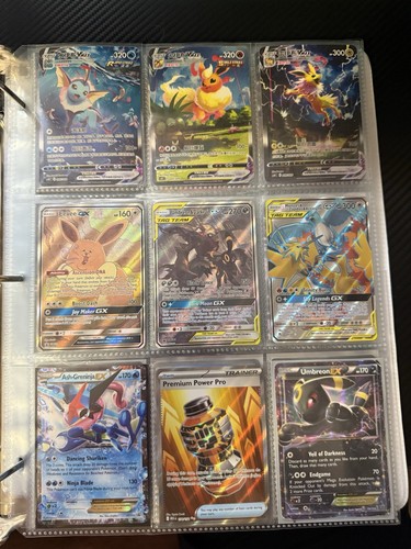Pokemon Card Binder Collection Lot Ultra Rare Tag Team Promo SM241 ...