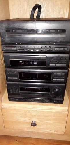 kenwood hifi separates cd, tuner ,dbl tape equalizer sony speakers ...