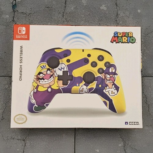Nintendo Switch Horipad Wireless Controller Wario and Waluigi NEW Super ...
