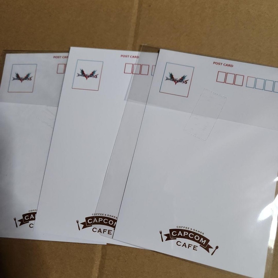 Devil May Cry 5 Capcom Cafe Postcard Set Trish Nico Brochure Bonus DMC5 ...