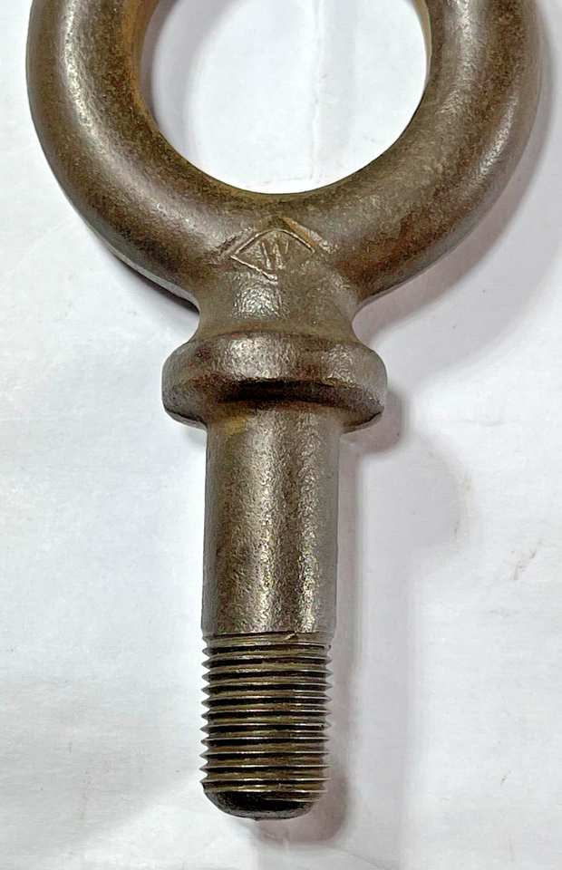 Vintage WILLIAMS Vulcan Eye Bolt EB-26 9/16-12 Thread W Diamond Logo | eBay