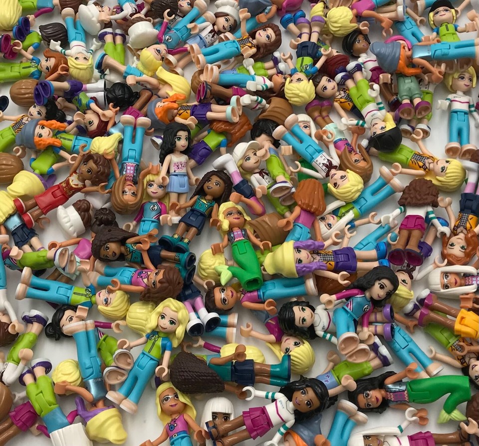 Lego New FRIENDS Girl Female Women Minifigures Doll Figure Town City ...