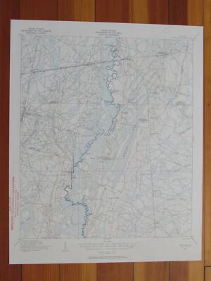 Nahunta Georgia 1958 Original Vintage USGS Topo Map | eBay