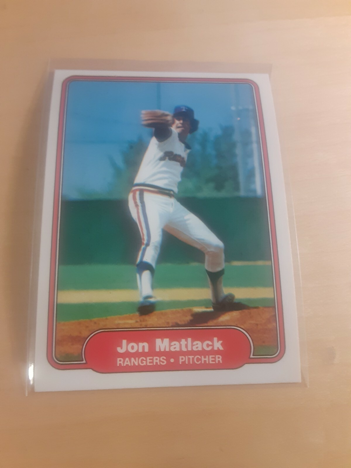 1982 Fleer #323 JON MATLACK Texas Rangers Baseball Card, Pitcher, Star ...