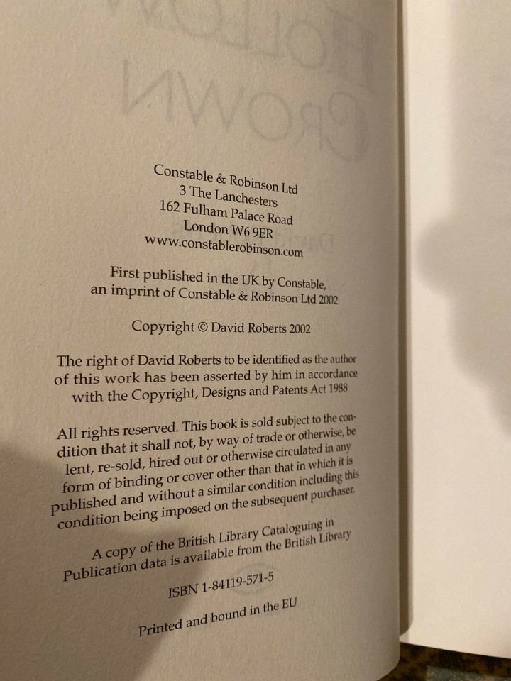 Hollow Crown (Lord Edward Corinth & Verity Brown Murder Mysteries) | eBay