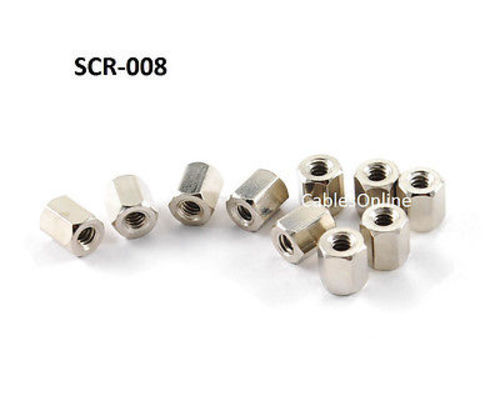 10-Pack D-Sub Cable End & Bracket Computer Hex Nuts CablesOnline SCR ...