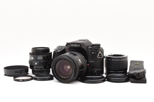 [N MINT] Minolta a7 α7 Maxxum Dynax Alpha Film Camera + 28-108 35-70 ...