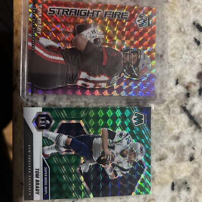 2021 Panini Mosaic - Straight Fire Mosaic Silver Prizm #SF2 Tom Brady ...