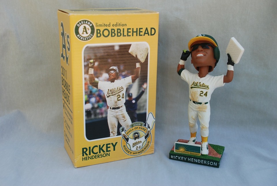 Rickey Henderson Bobblehead - 2011 Limited Edition - Oakland A’s With ...